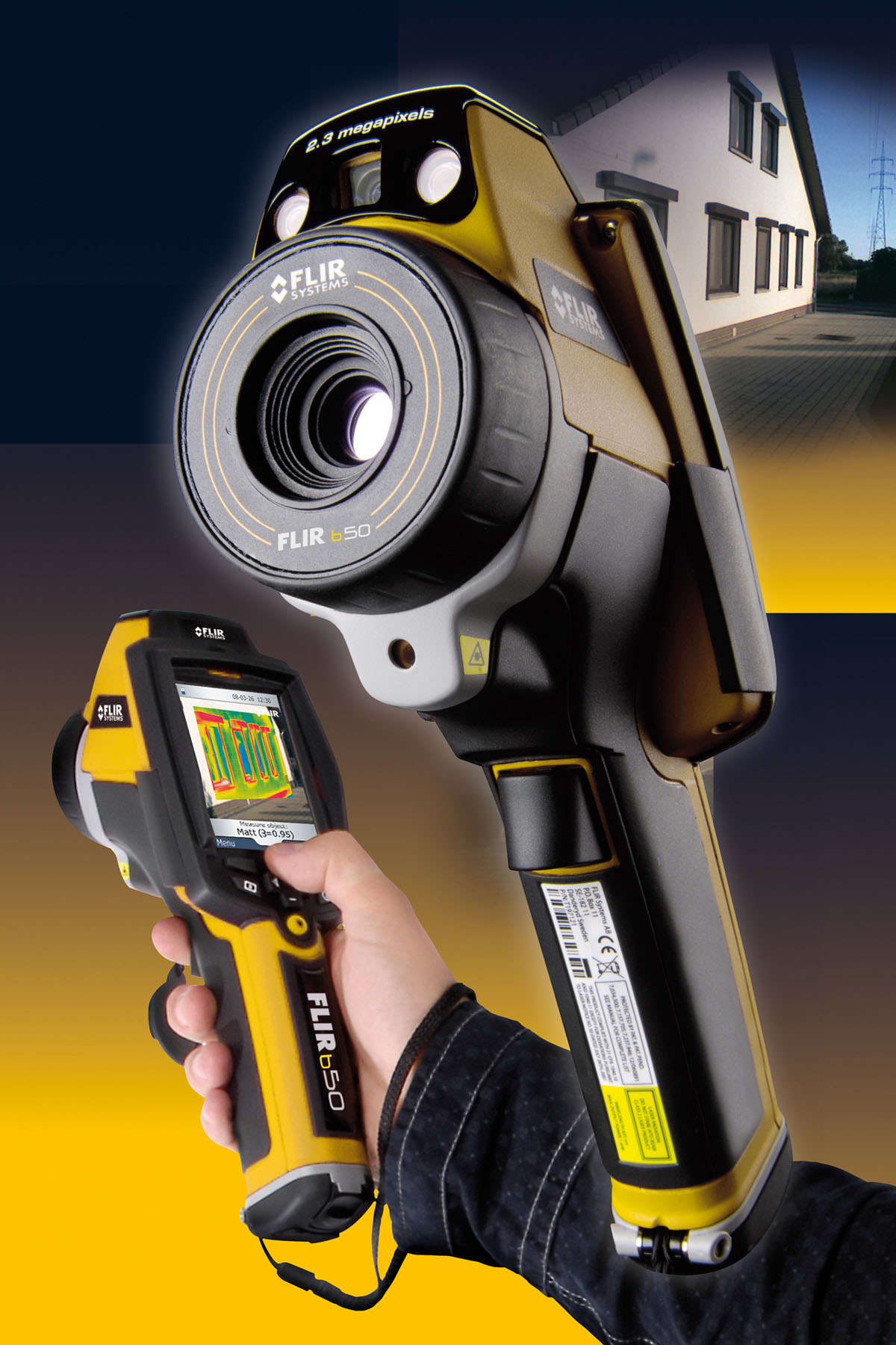 Infrarotkamera für Bauuntersuchungen: FLIR b50 - leicht & leistungsstark